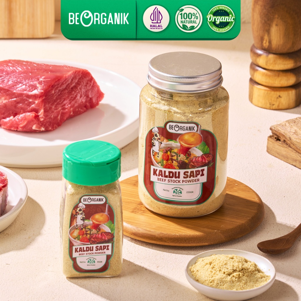 Jual BEORGANIK BEEF STOCK POWDER (NON MSG) / KALDU SAPI BUBUK / BUMBU ...