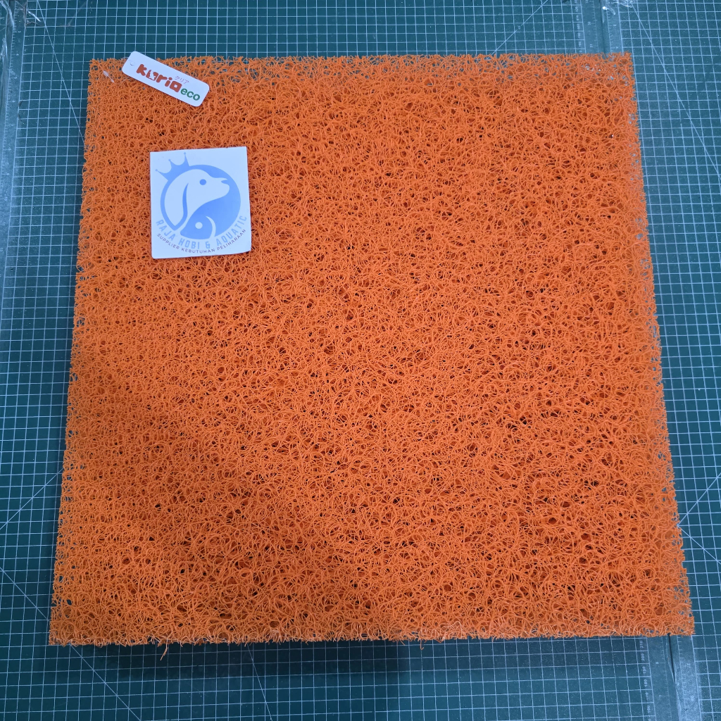 Jual ECO ORIGINAL KURIA ECO SPIRAL FILTER MAT JAPMAT ORANGE OREN 25CM X ...
