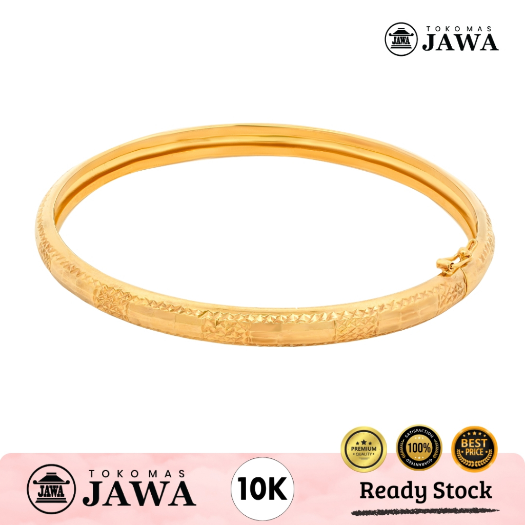Jual Gelang Bangle Emas Bangkok Glazzie Kadar 10 Karat Toko Mas Jawa ...