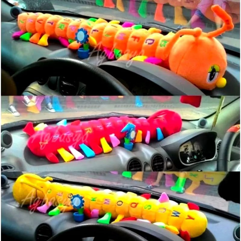 Jual Boneka Ulat Ulil Jumbo Ukuran 80Cm Hiasan Dashboard Mobil Bahan ...
