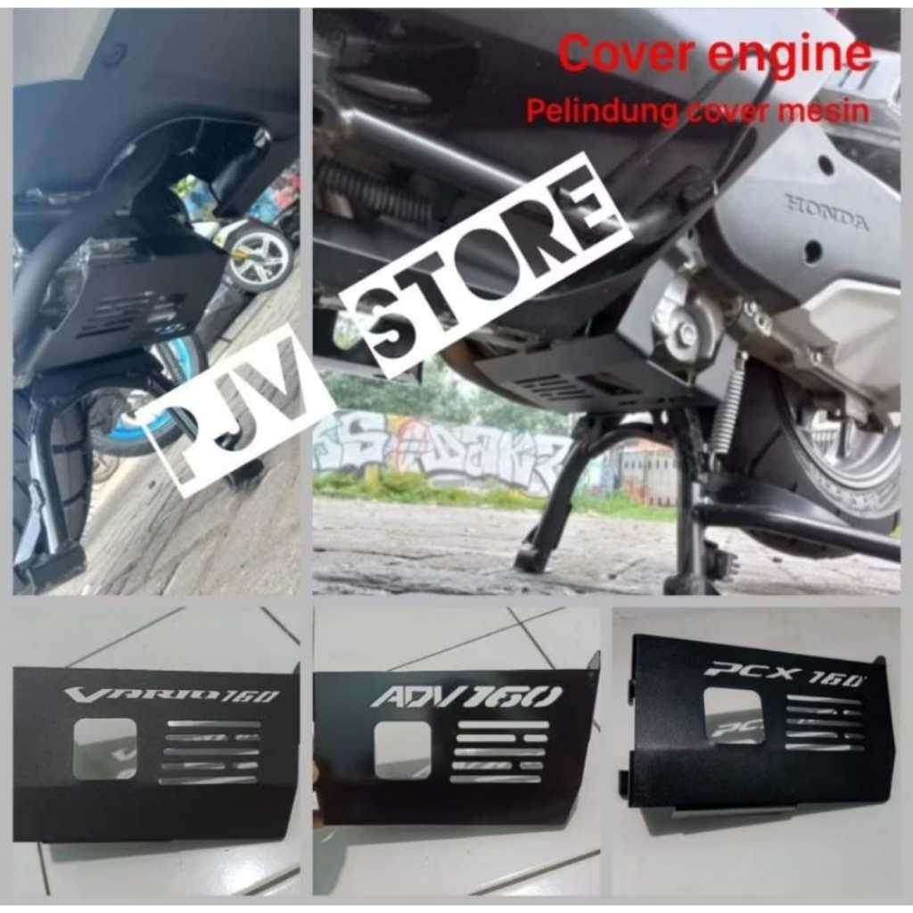 Jual ATA_SPART-Cover Engine Pcx 160 / Adv 160 / Pelindung Mesin Dek Bawah PNP Honda All New Pcx ...
