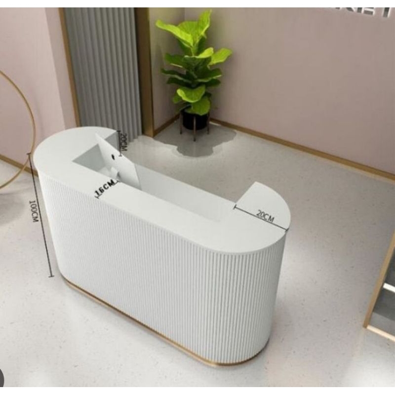 Jual Meja Kasir | Meja Receptionist | Shopee Indonesia