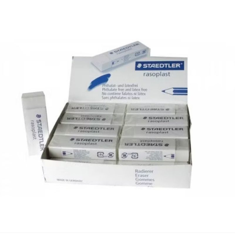 Jual Penghapus Staedtler Putih Besar ( 1pak/20pcs ) | Shopee Indonesia