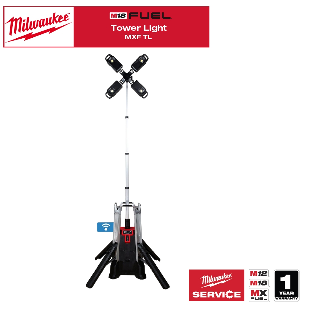Jual Milwaukee MXF TL Tower Light - Lampu Menara LED - Lampu ...