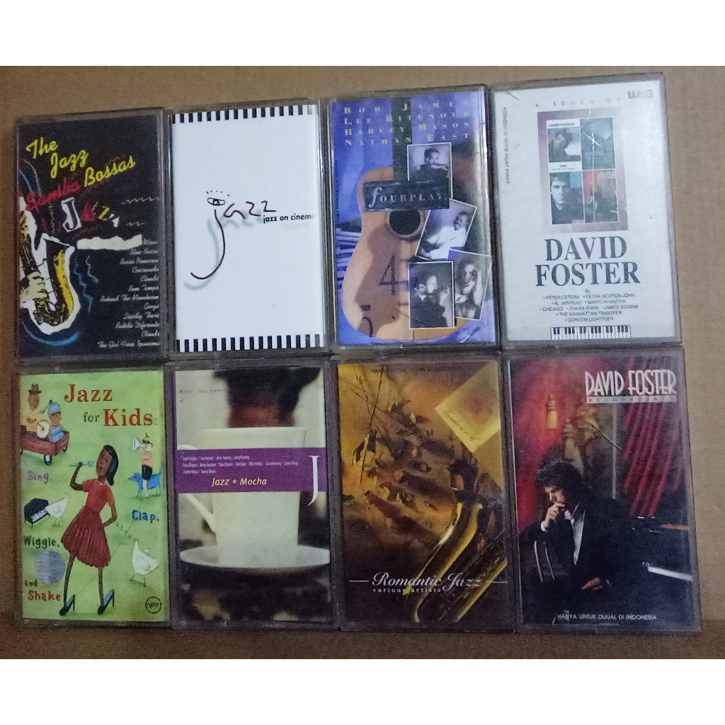 Jual KASET JAZZ BARAT - PAKET 8 KASET | Shopee Indonesia