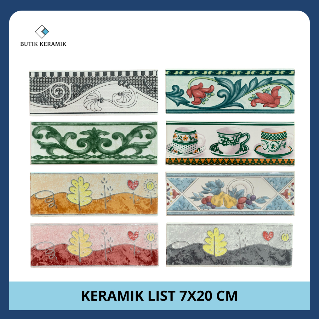 Jual Keramik List 7x20 | Ujung Keramik | Pojokan Keramik | Keramik ...