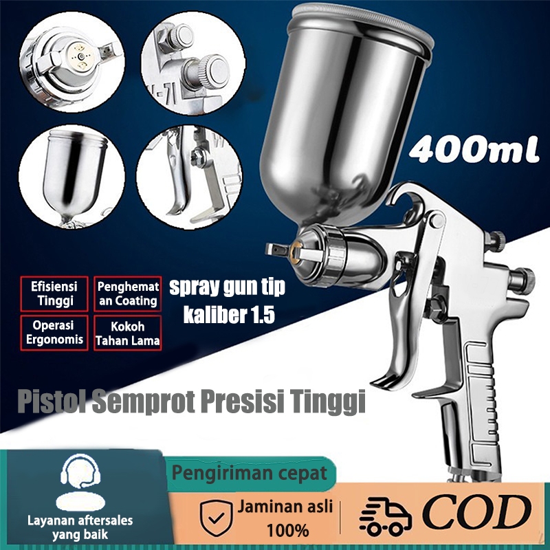 Jual Spray Gun SAGOLAA Tabung Atas / 400mL SPOT/ SPRAY GUN - SPED ...