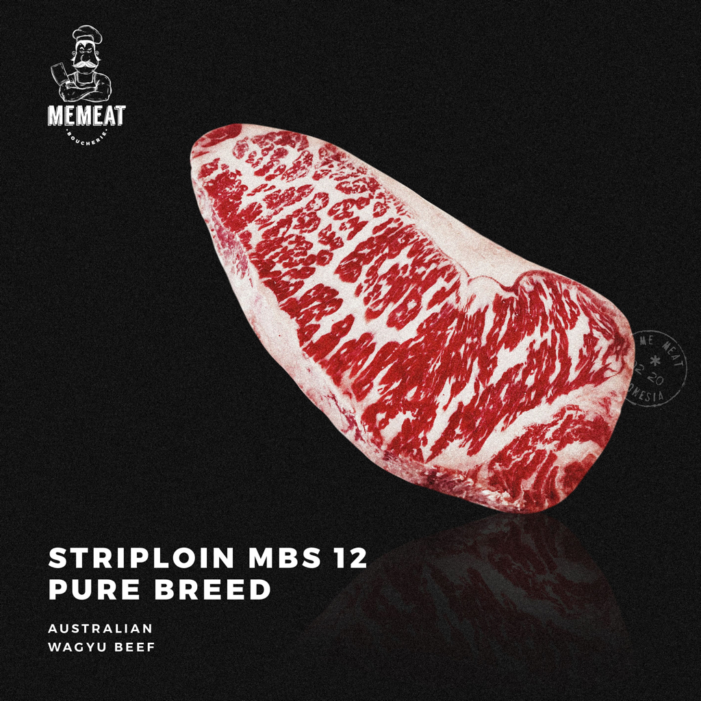 Jual Striploin MBS 12 Pure Breed - MeMeat Indonesia | Shopee Indonesia