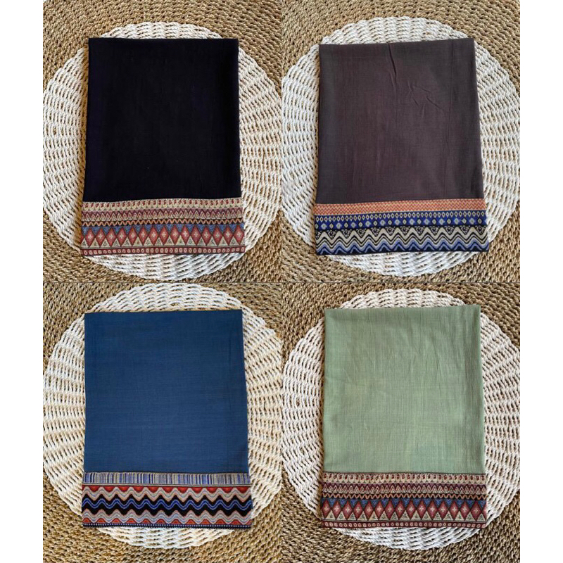 Jual Saput Polosan Linen Serat Tepi Etnick | Shopee Indonesia