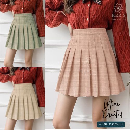 Jual Her's - Lula WOOL CATWICE - WARNA LENGKAP - Rok Mini Wanita Mini ...