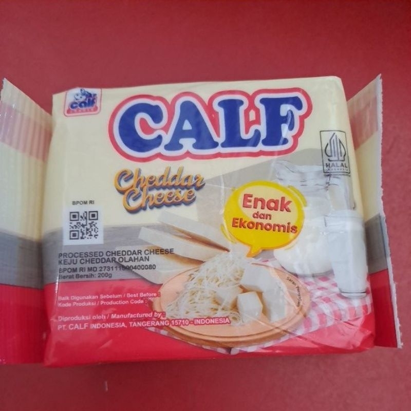 Jual calf cheddar 200gr cheese | Shopee Indonesia