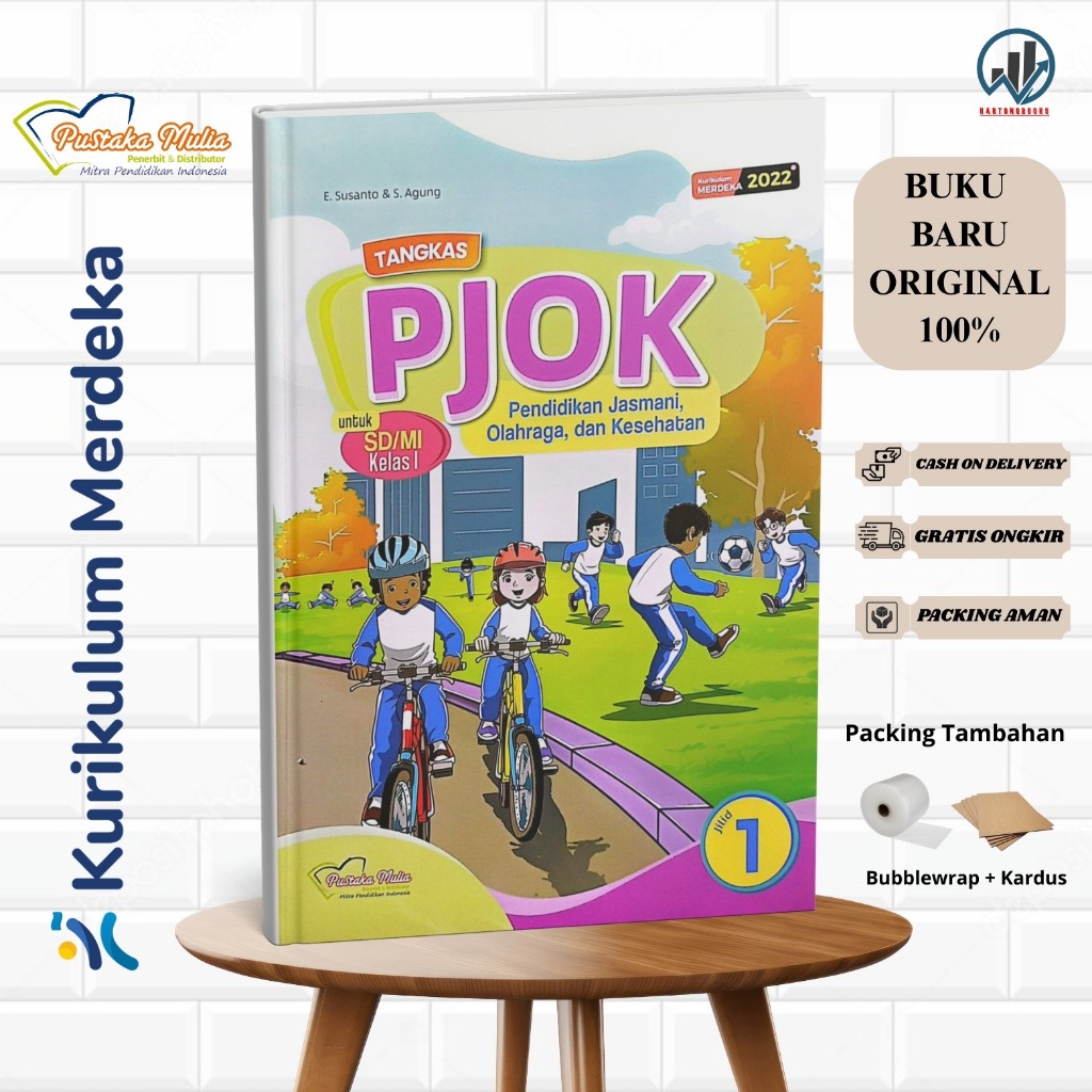 Jual Buku paket siswa Tangkas PJOK Untuk SD/MI Kelas 1 Kurikulum Merdeka Pustaka Mulia | Shopee ...