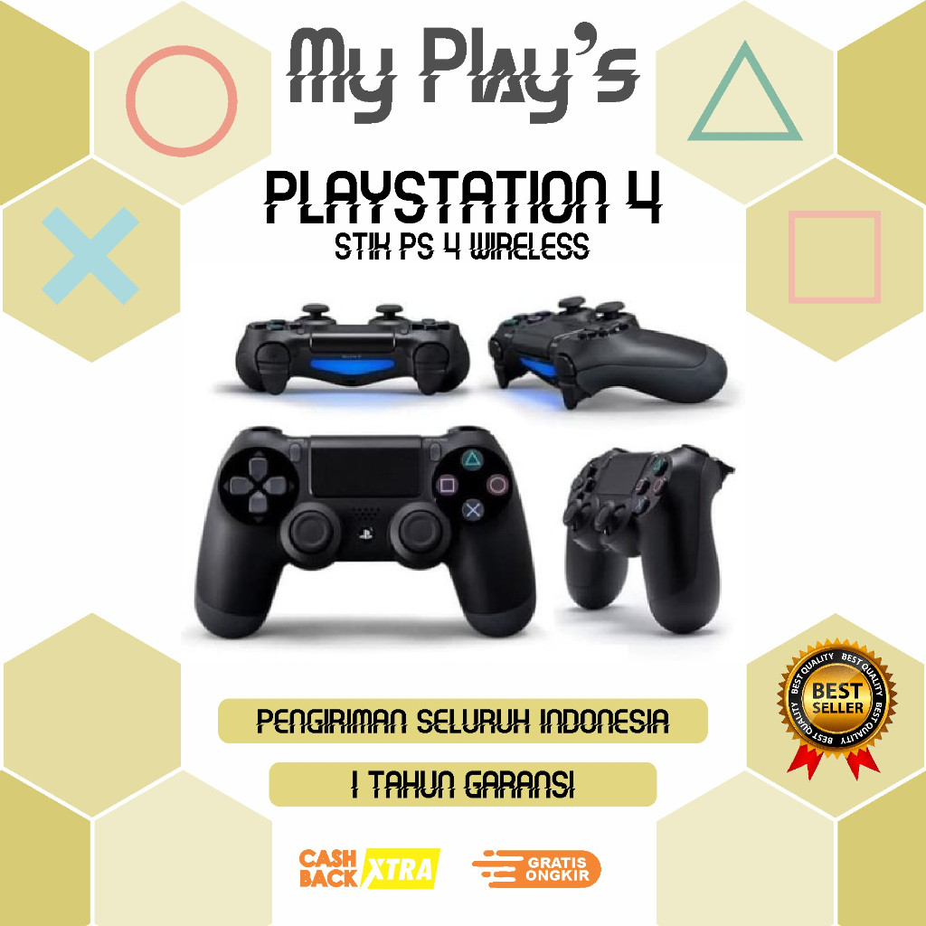 Jual STICK PS 4 [ PLANET GAMES ] WIRELESS LIGHTBAR + USB | Shopee Indonesia