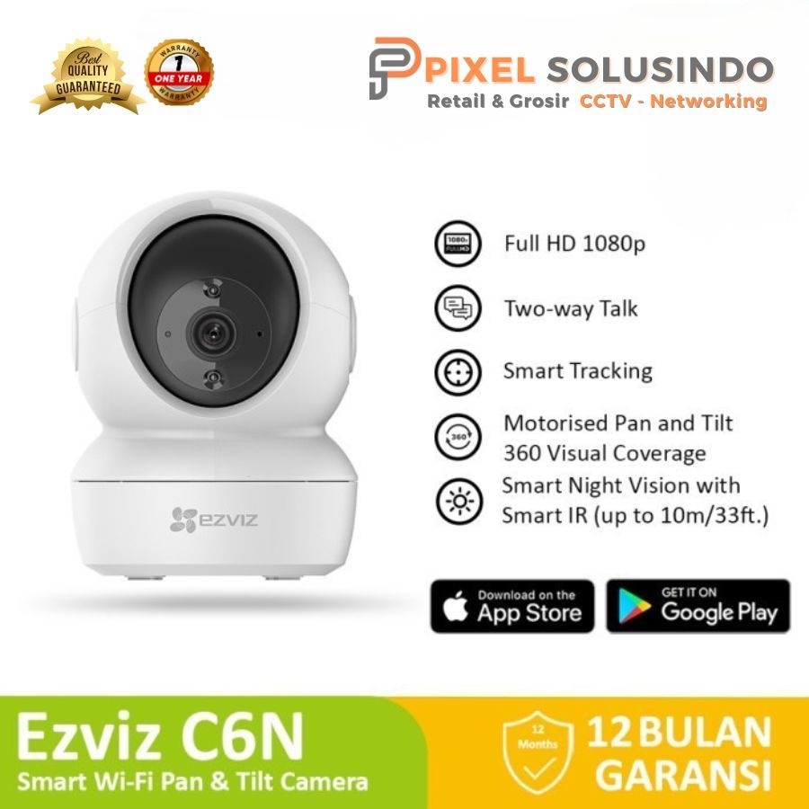 Jual EZVIZ C6N SMART WI-FI PAN & TILT CAMERA | Shopee Indonesia