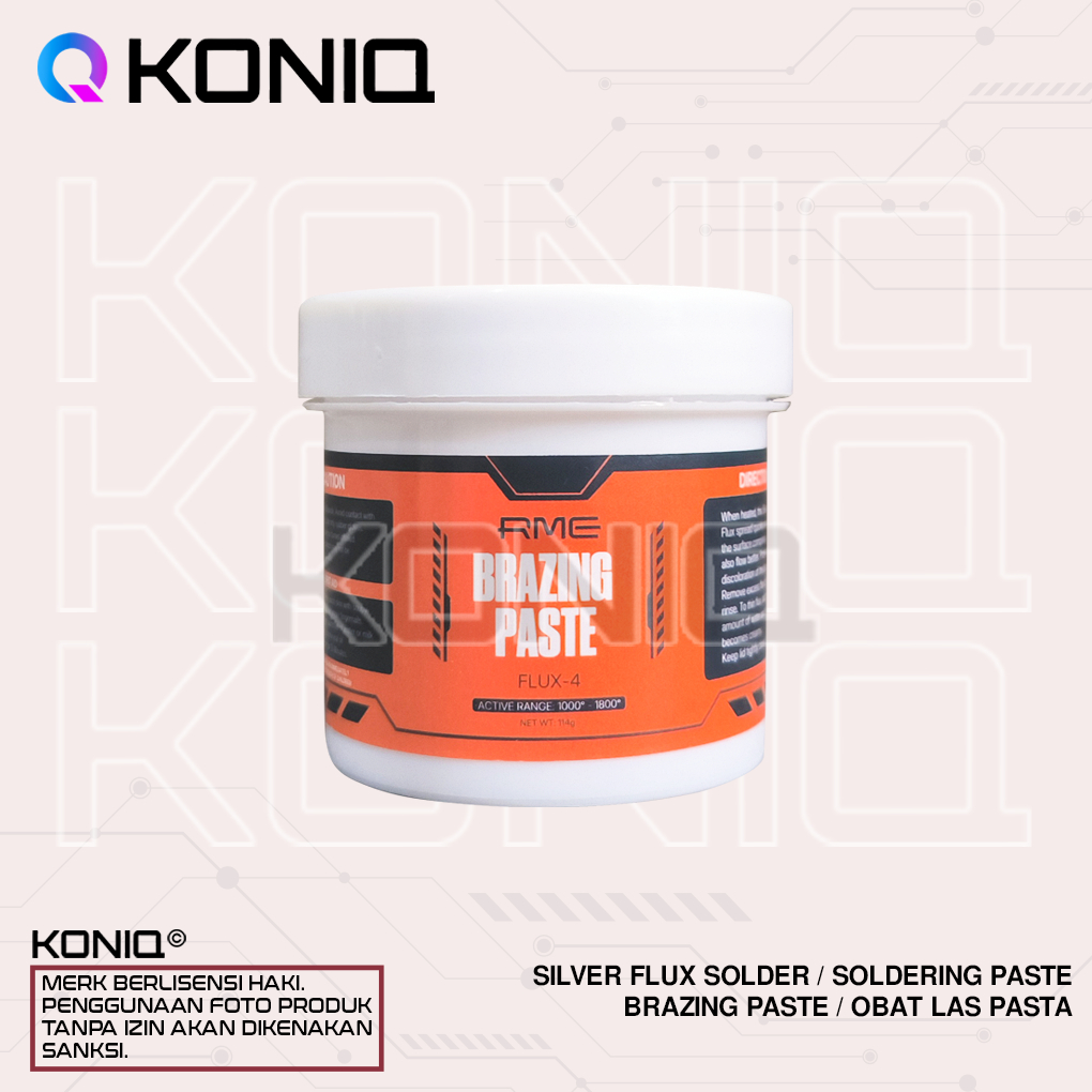 Jual SILVER FLUX SOLDER- SOLDERING PASTE- BRAZING PASTE- BUBUK LAS ...