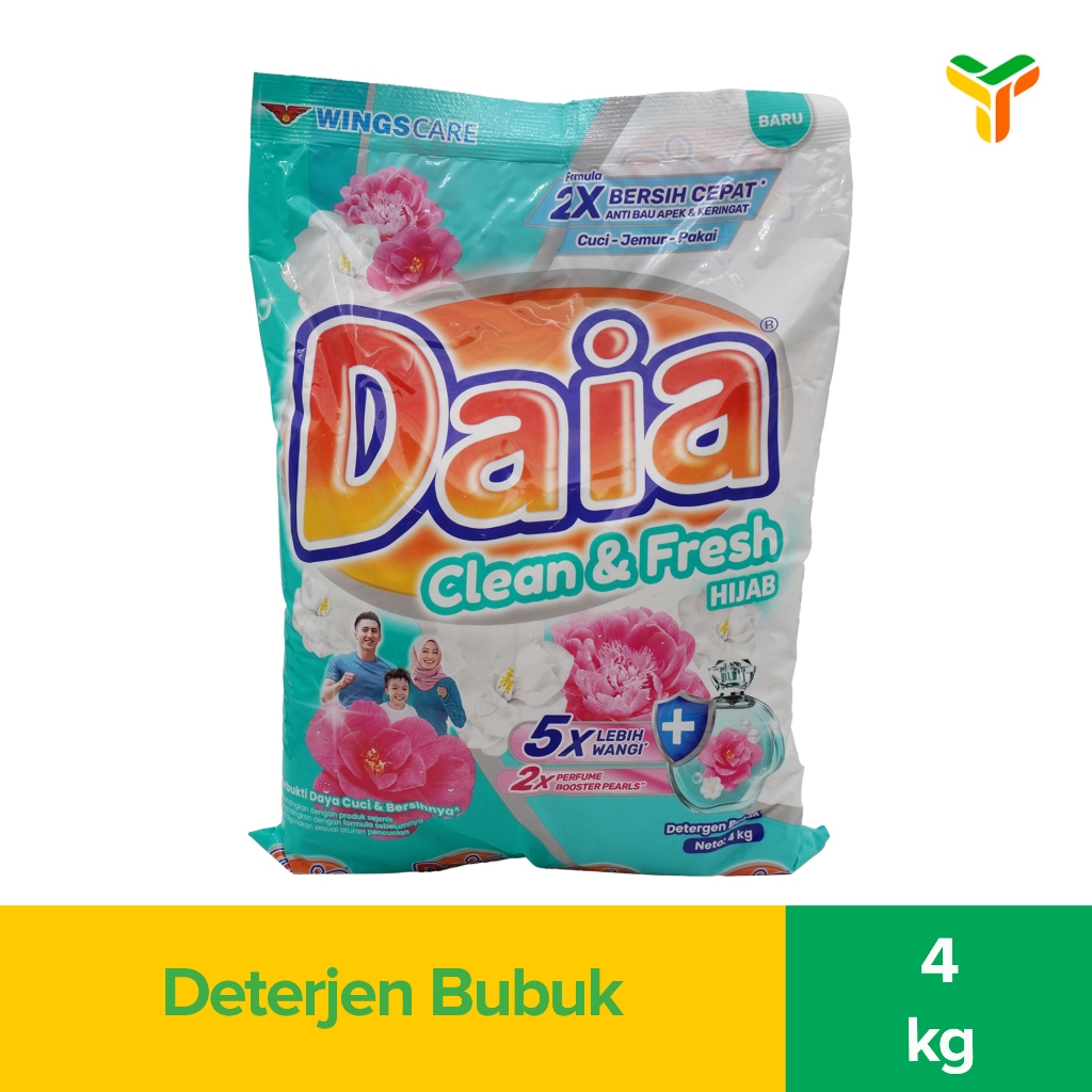 Jual Daia Powder Deterjen Hijab 4 Kg | Shopee Indonesia