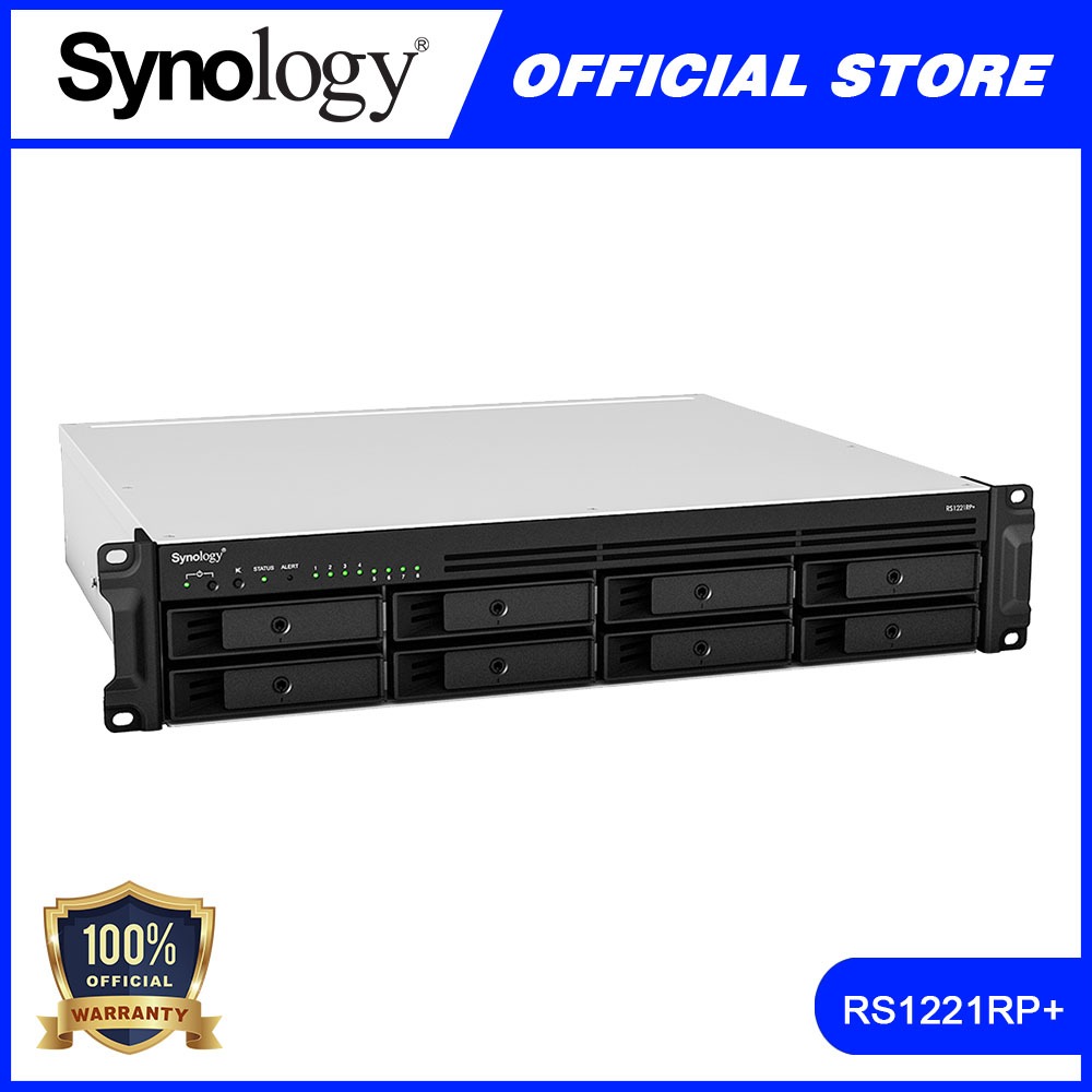 Jual Synology Rackstation RS1221RP+ 8 Bay NAS | Shopee Indonesia