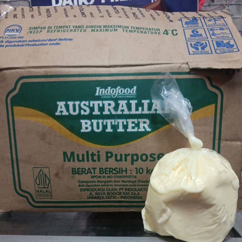 Jual unsalted butter mentega tawar Australian butter REPACK | Shopee ...