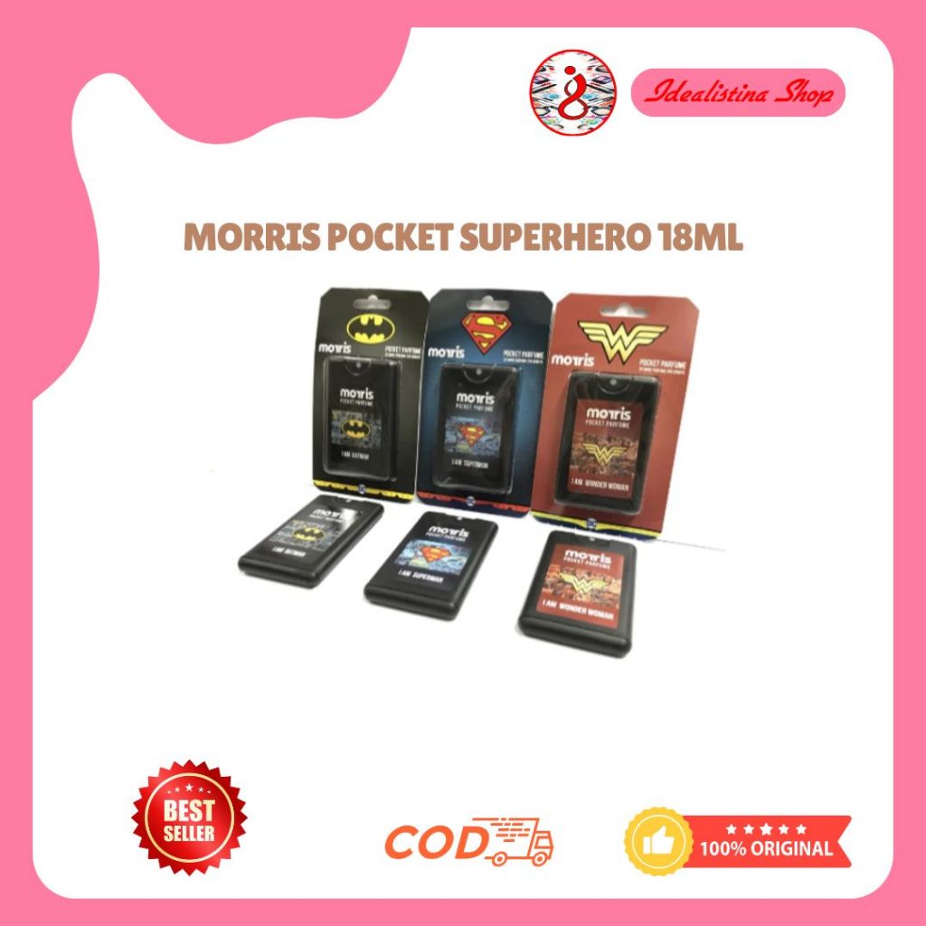 Jual Morris Pocket Superhero 18ml Parfum Kantong | Shopee Indonesia