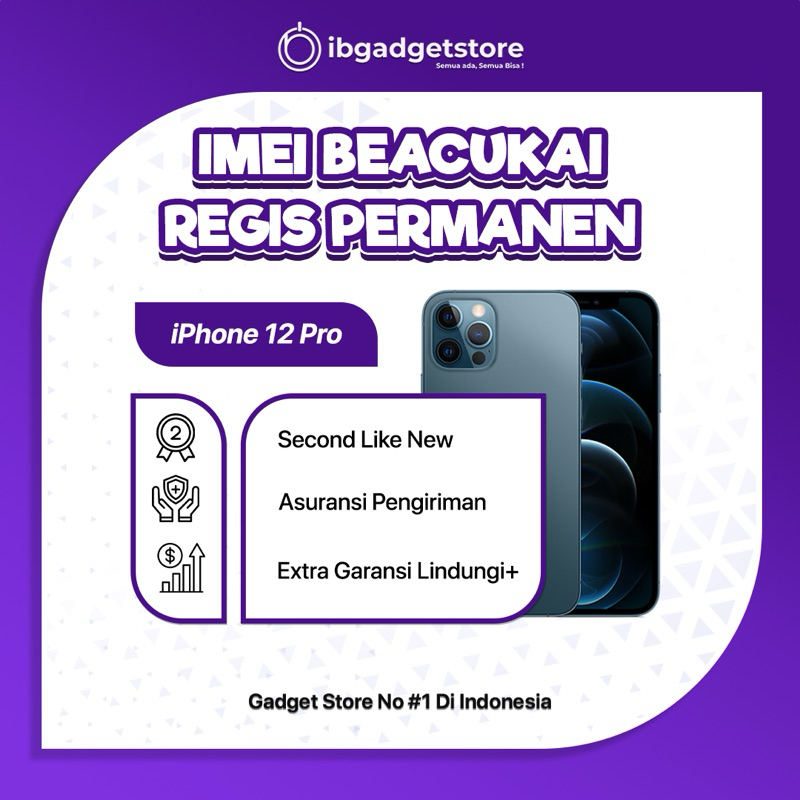 Jual 12 PRO Imei BC Regis Permanen Like New Bergaransi | Shopee Indonesia