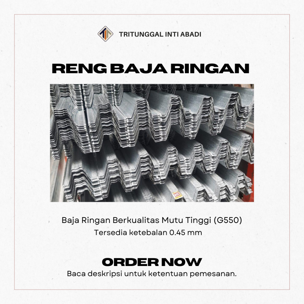 Jual Reng Baja Ringan Tebal 0.45 mm | Shopee Indonesia