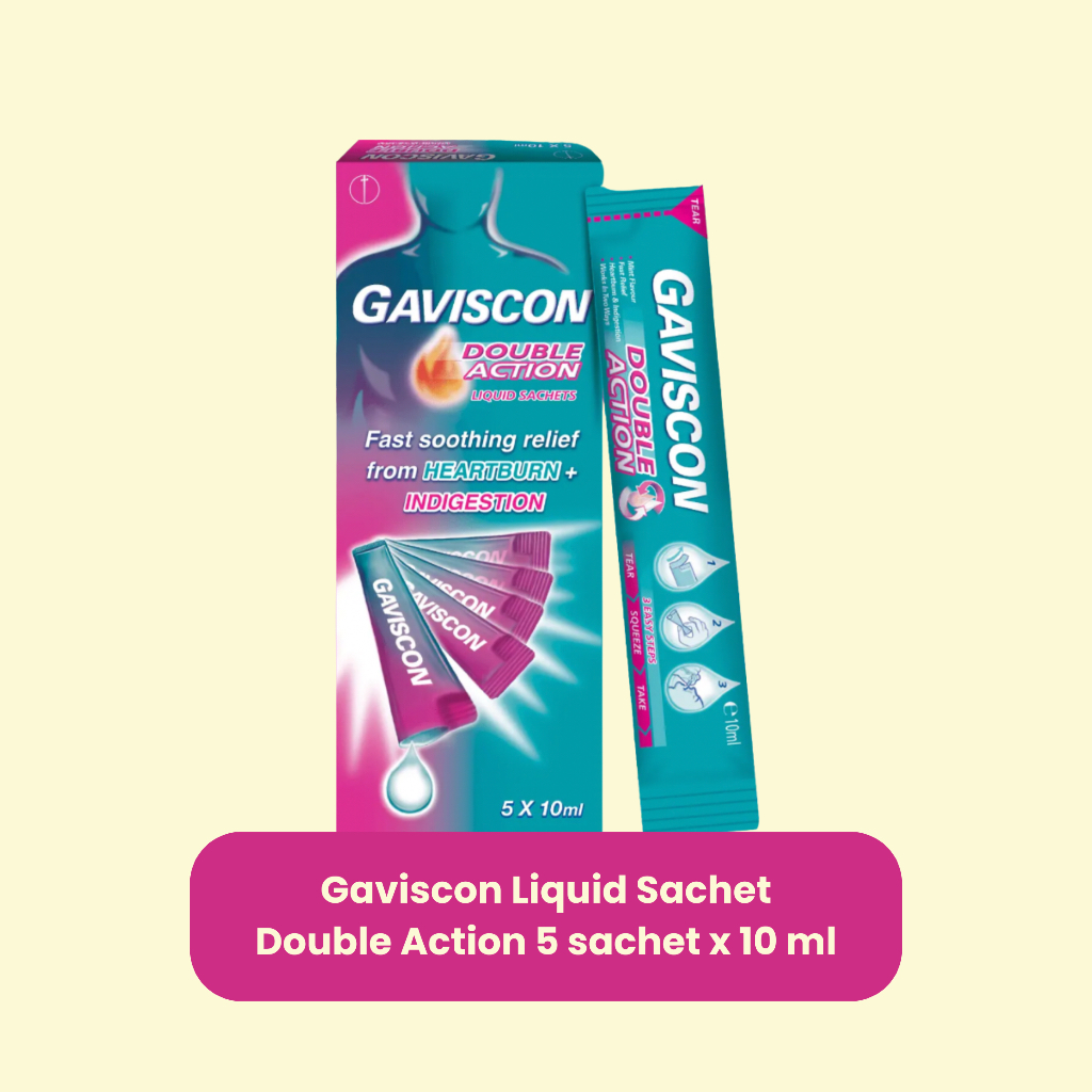 Jual Gaviscon Double Action Liquid Sachet | Shopee Indonesia
