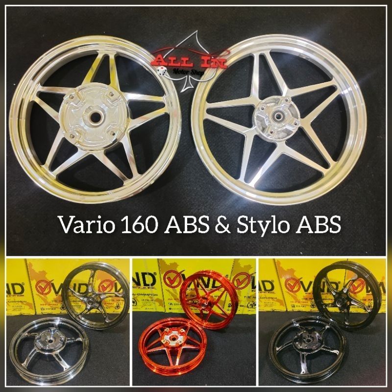 Jual Velg racing vnd v speed gen 1 185/215-14 Vario 160 ABS & Stylo 160 ...