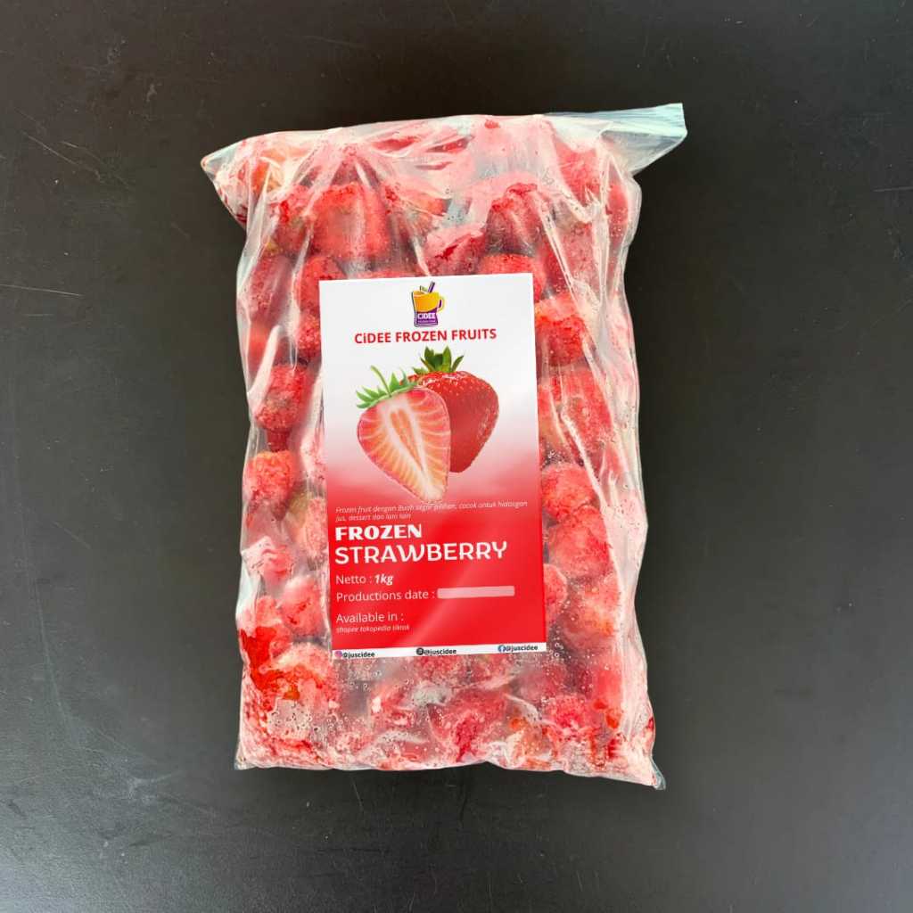Jual Buah frozen strawberry / Frozen strawberry / Buah strawberry beku ...