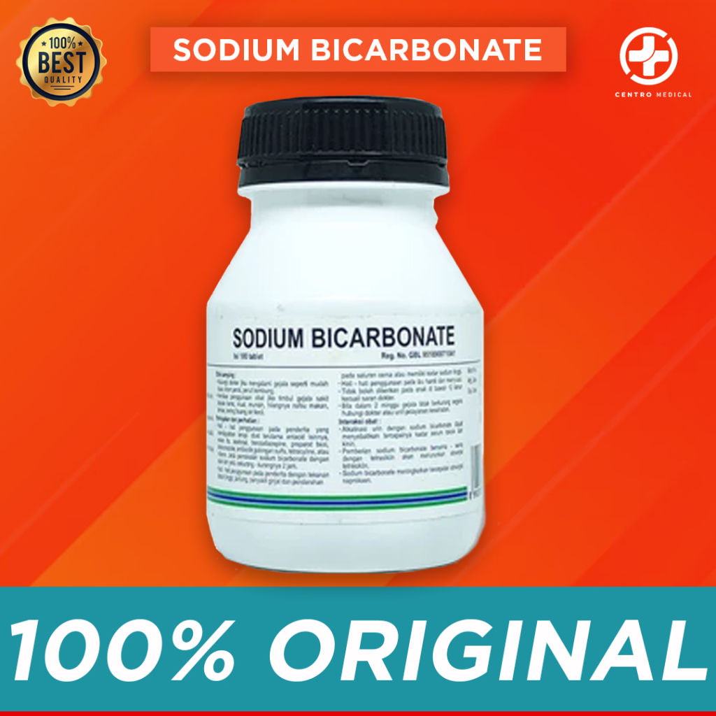 Jual Sodium bicarbonate 500mg bic natric 100 tablet PT. PIM | Shopee ...