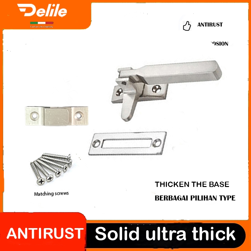 Jual Rambuncis Jendela / Grendel jendela / DELILE 3580,SN Stainless ...