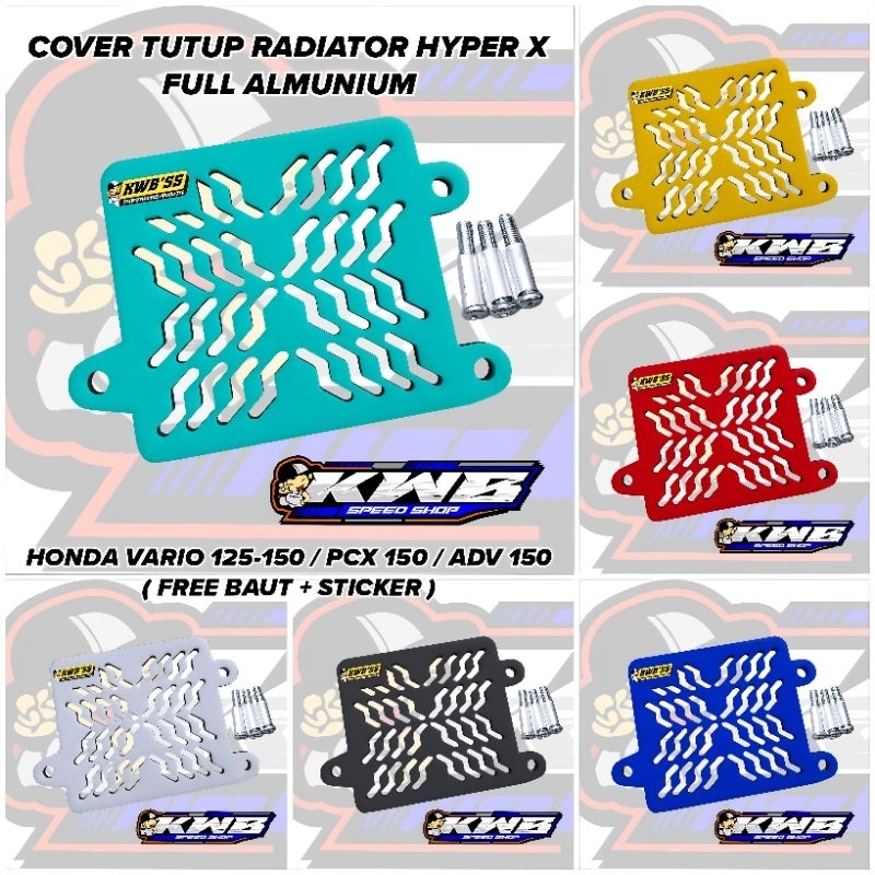 Jual Cover radiator hyper x honda vario 125 150 / pcx 150 / adv 150 ...