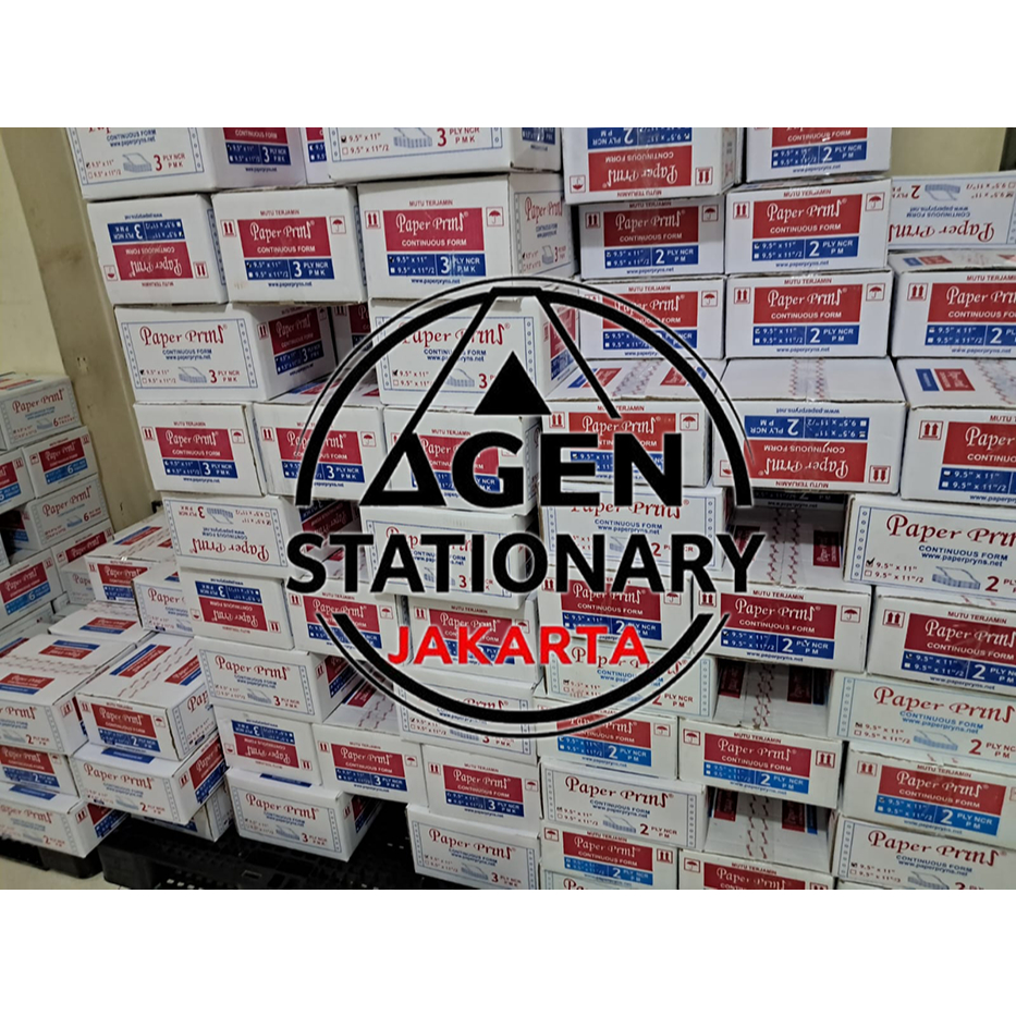 Jual KERTAS CONTINUOUS FORM PAPER PRINT 9.5 X 13 3 PLY FULL BAGI 2 ...