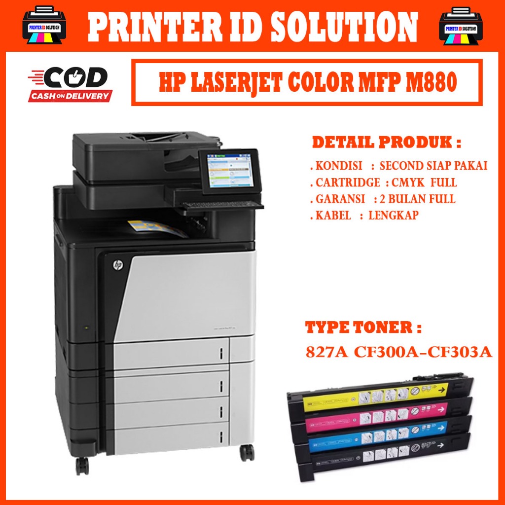 Jual Printer HP LaserJet Enterprise M880 multifungsi | Shopee Indonesia