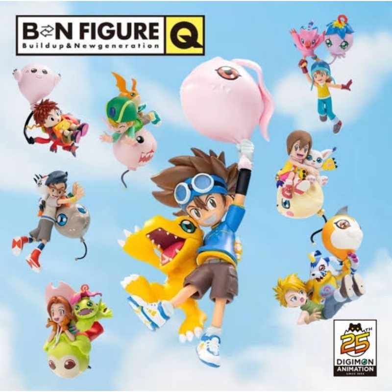 Jual BANDAI - BN FIGURE Q BNQ DIGIMON ADVENTURE 25th ANNIVERSARY Version Ver Blind Box | Shopee ...