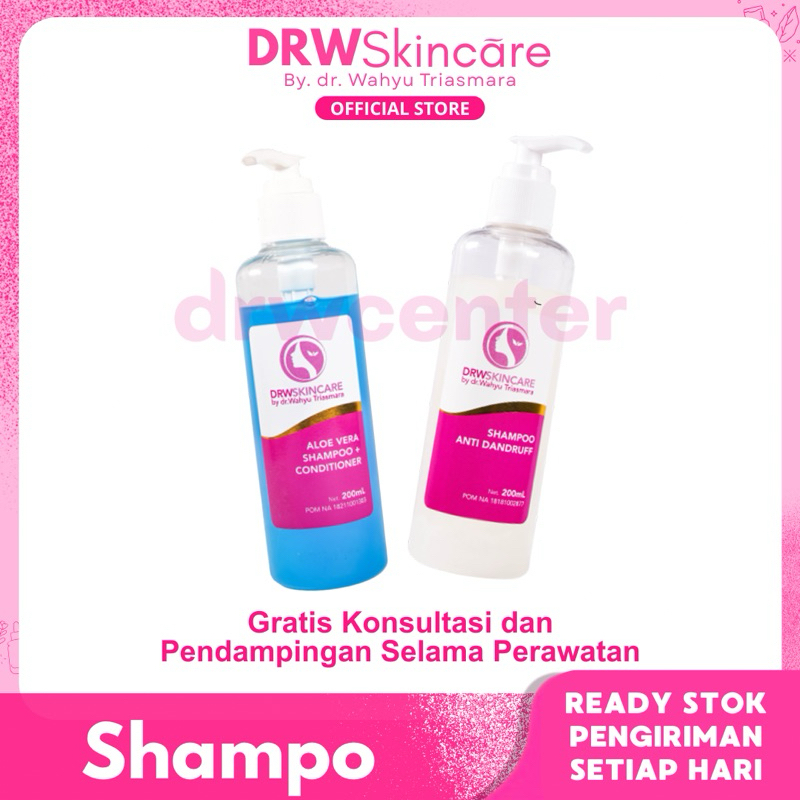Jual DRW Skincare Shampo Aloevera Rambut Rontok Anti Ketombe ...