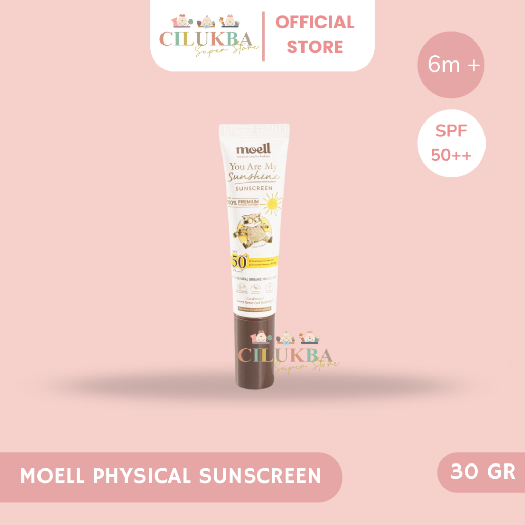 Jual MOELL PHYSICAL SUNSCREEN BAYI & ANAK SPF 50 PA+++ | SUNSCREEN BAYI ...