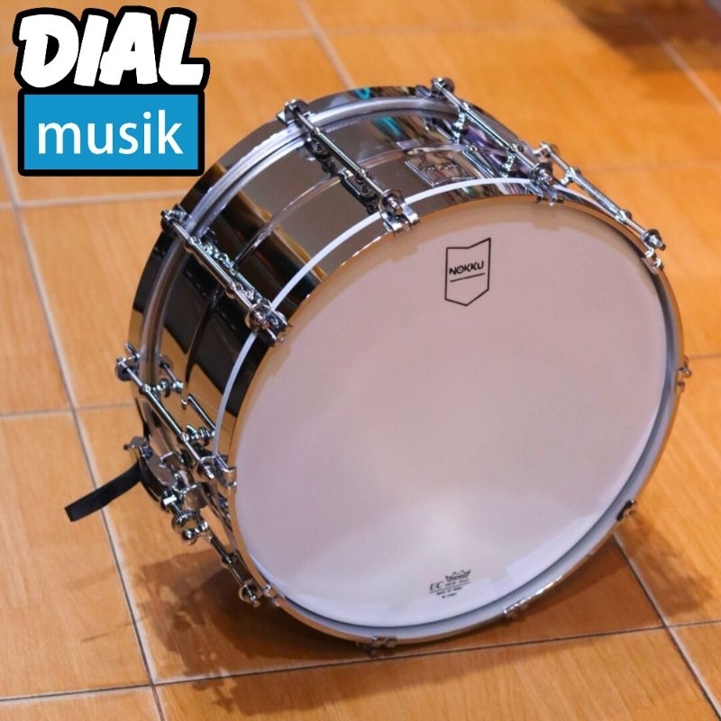 Jual Nokku Kenzai Chrome 14 x 6,5 Snare Drum - Snare Drum Nokku ...