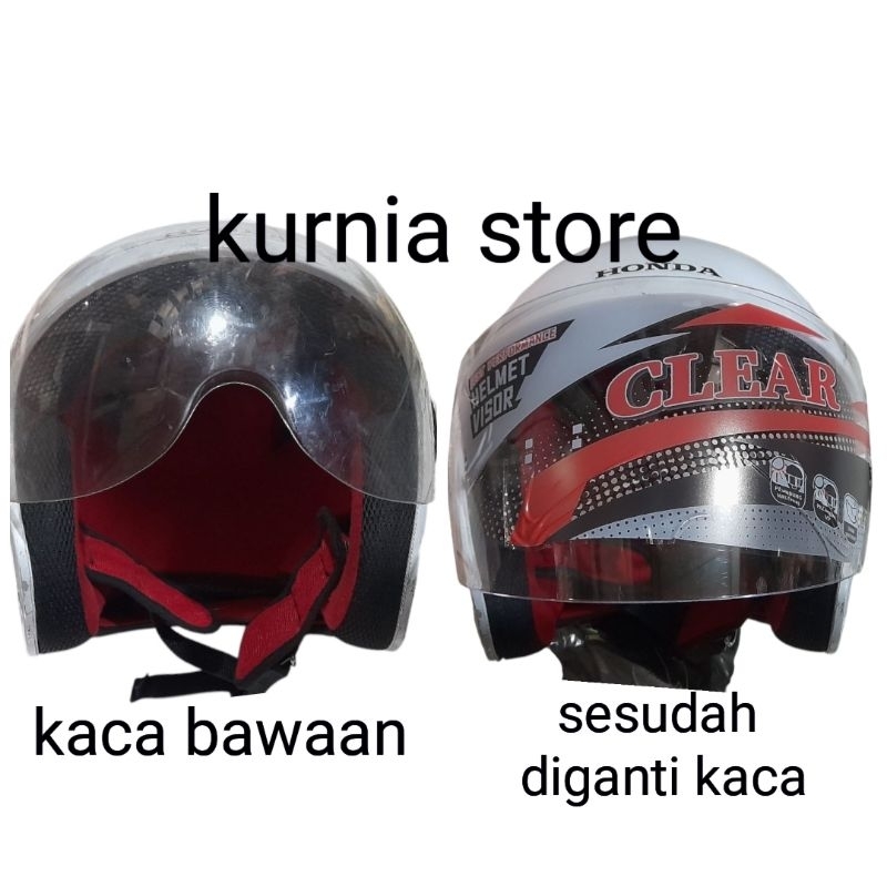 Jual kaca helm honda trx s kaca helm scoopy | Shopee Indonesia