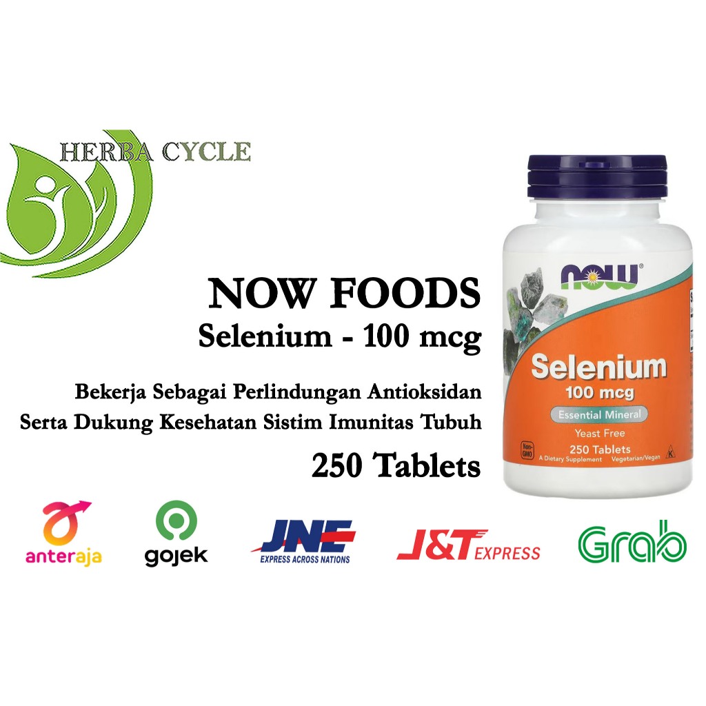 Jual Now Foods Selenium Yeast Free 100 mcg 250 Tab Now Food Selenium Ori US | Shopee Indonesia
