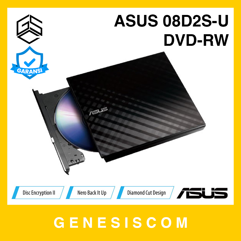 Jual DVD Player External ASUS 08D2S-U Portable CD Drive Reader Writer ...