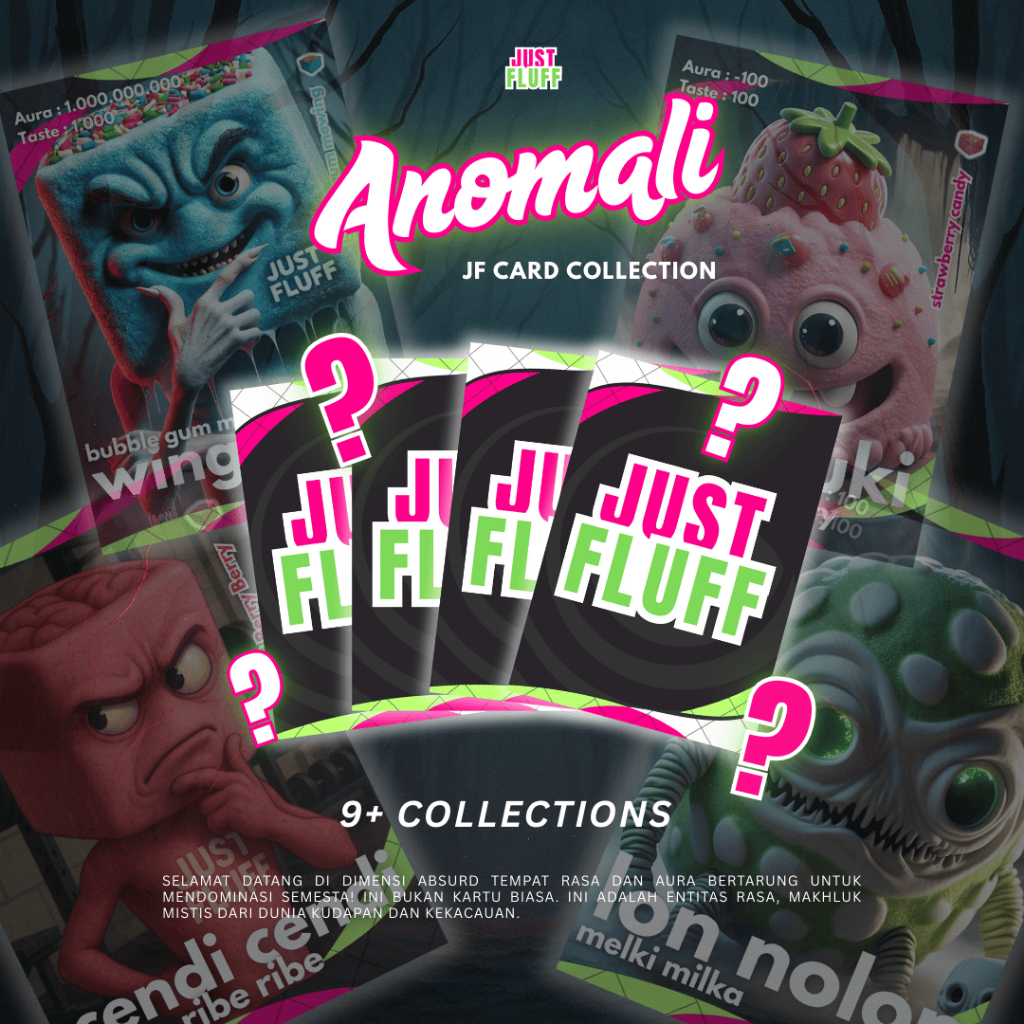 Jual CARD COLLECTION JUSTFLUFF ANOMALI EDITION | Shopee Indonesia