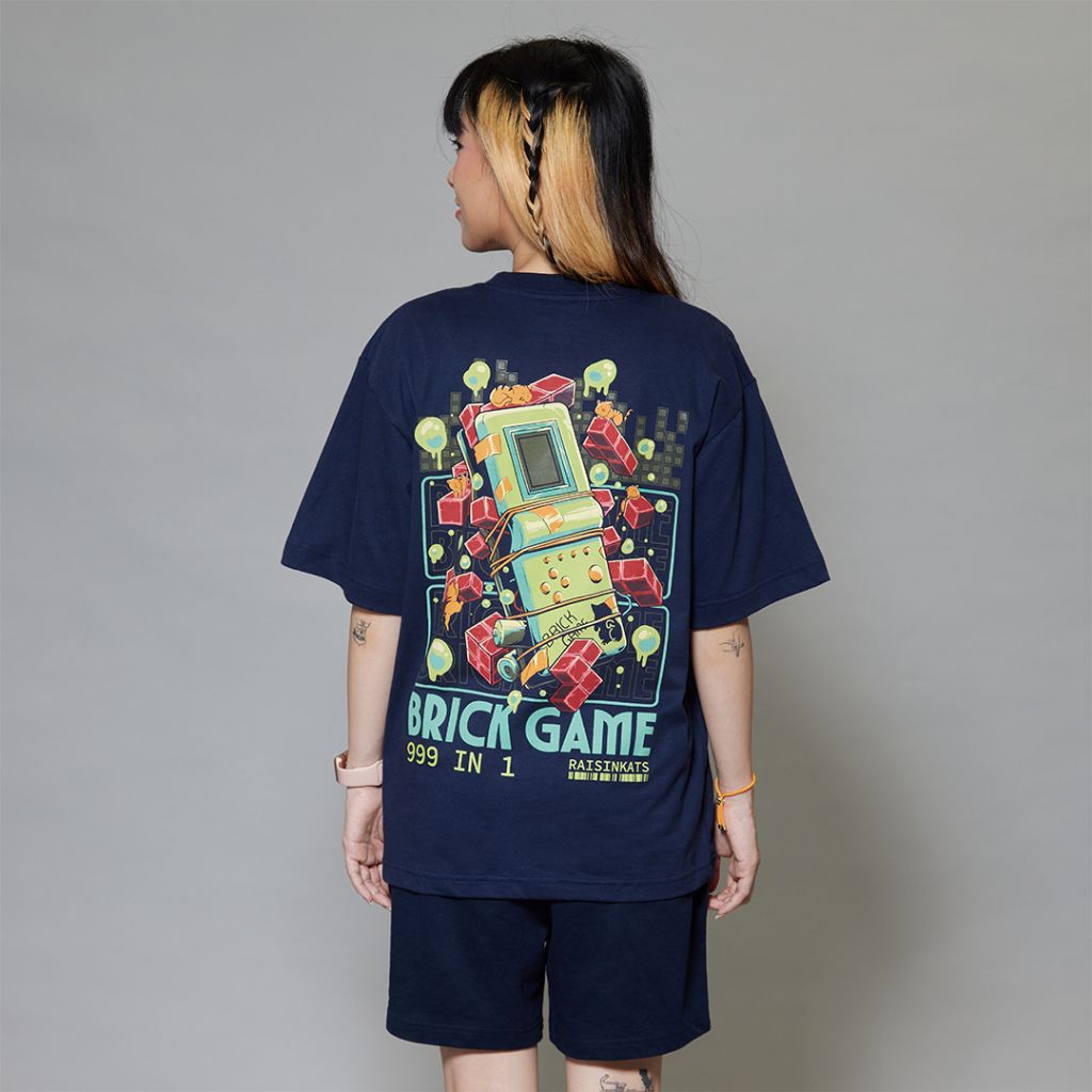 Jual Kaos Pria RaisinKats Brick Game Oversize T Shirt - Kaos Oversize ...