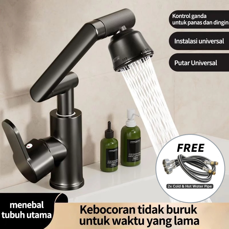 Jual SUS304 Keran Putar 360°Derajat Keran Air Panas & Dingin Keran 2 ...