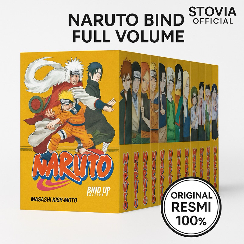 Jual Naruto Bind Up Full Edition Masashi Kishimoto Original Resmi 100% ...