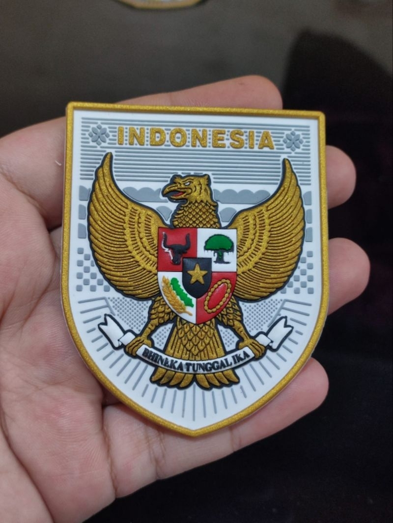 Jual PATCH RUBBER JERSEY 3D TIMNAS INDONESIA 2025 LOGO GARUDA TIMNAS ...