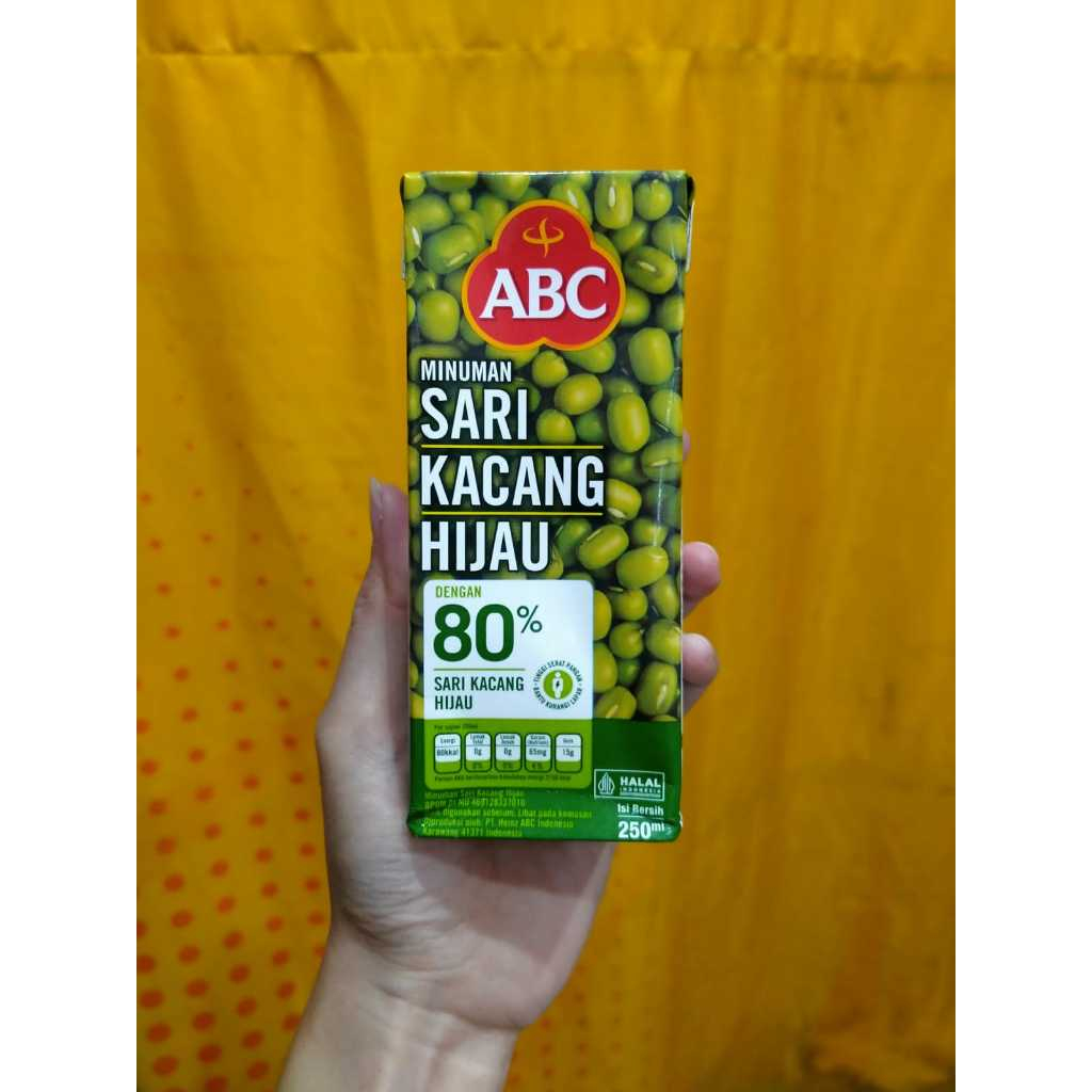 Jual ABC MINUMAN SARI KACANG HIJAU 250ML | Shopee Indonesia