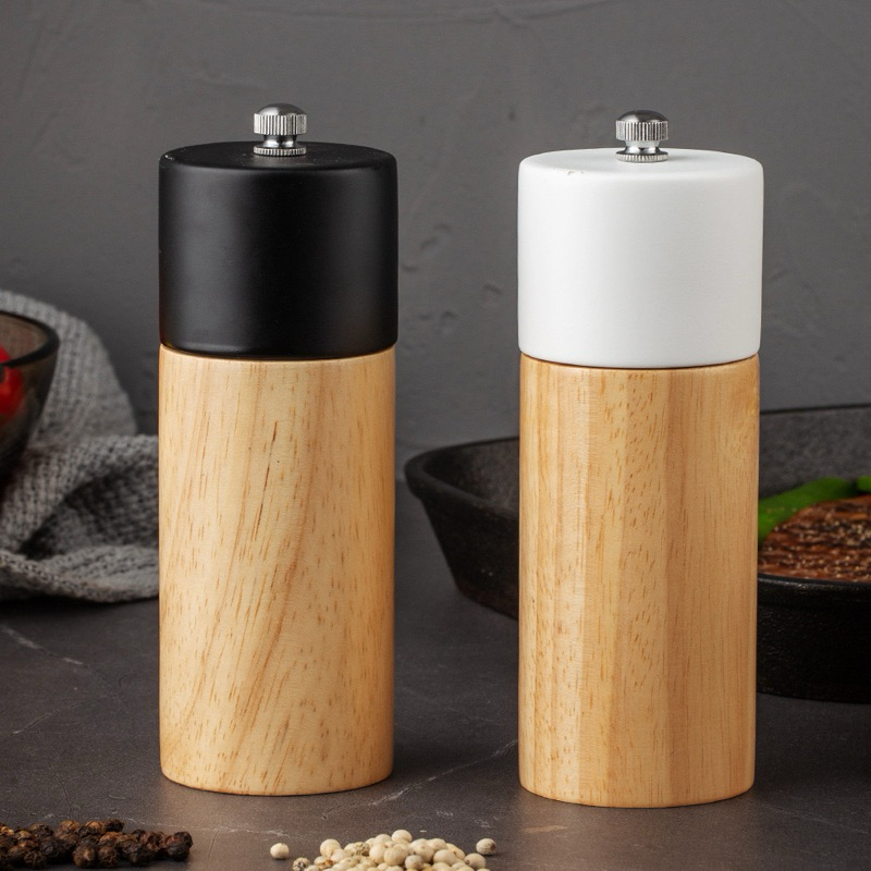 Jual Pepper Grinder Gilingan Merica Garam Kayu / Tempat Penggiling Lada ...