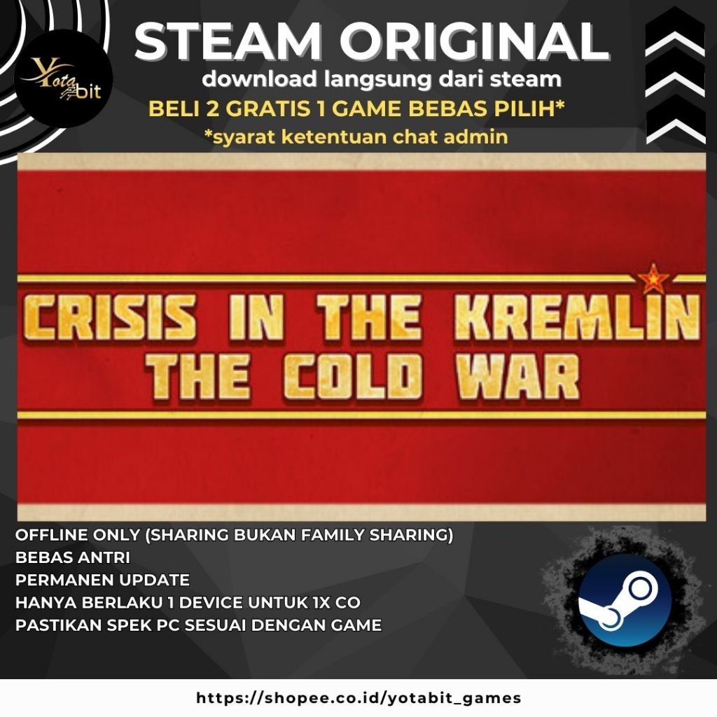 Jual Crisis in the Kremlin: The Cold War PC Sharing Original Offline ...