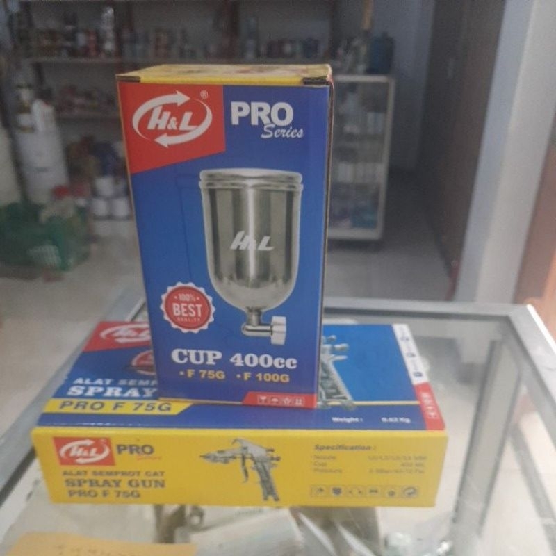 Jual SPRAY GUN PRO F 75G PRO SERIES MEREK H&L | Shopee Indonesia