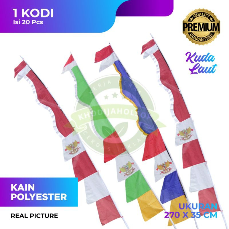 Jual bendera umbul2 kuda laut 1kd isi 20pcs | Shopee Indonesia